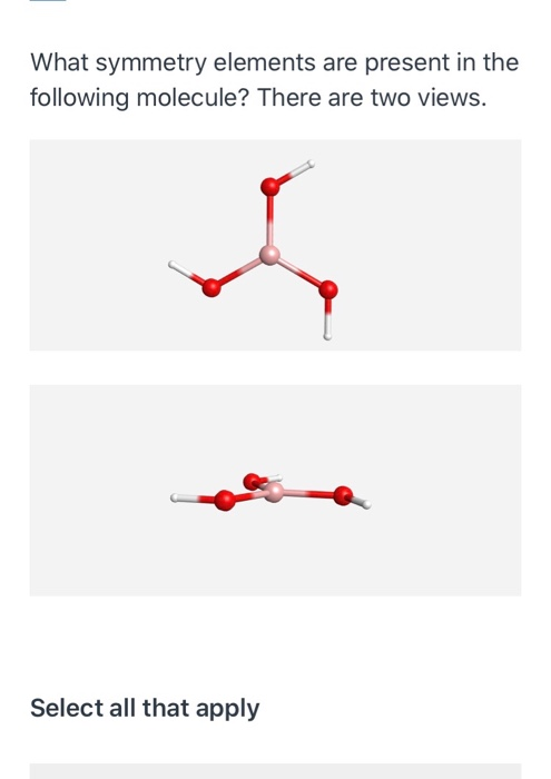 Solved Select all that apply Inversion center, i Mirror | Chegg.com