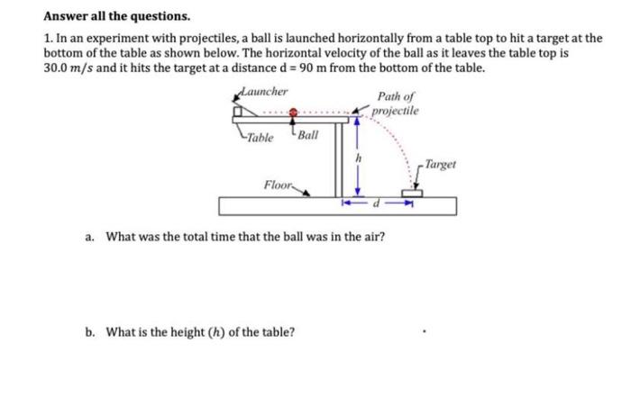 Solved Answer all the questions. 1. In an experiment with | Chegg.com