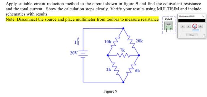 Solved Apply suitable circuit reduction method to the | Chegg.com