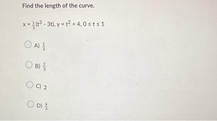 Solved Find the length of the curve. | Chegg.com