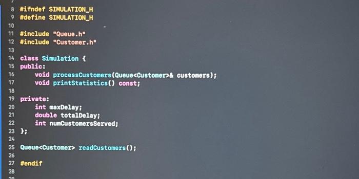Solved finclude h " tinclude "Customex, h " pinclude | Chegg.com