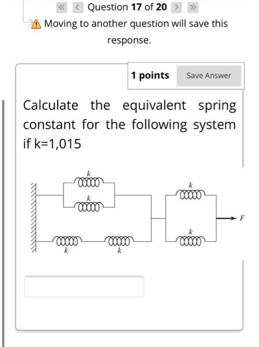 Solved The spring constant of a cantilever beam with an end | Chegg.com