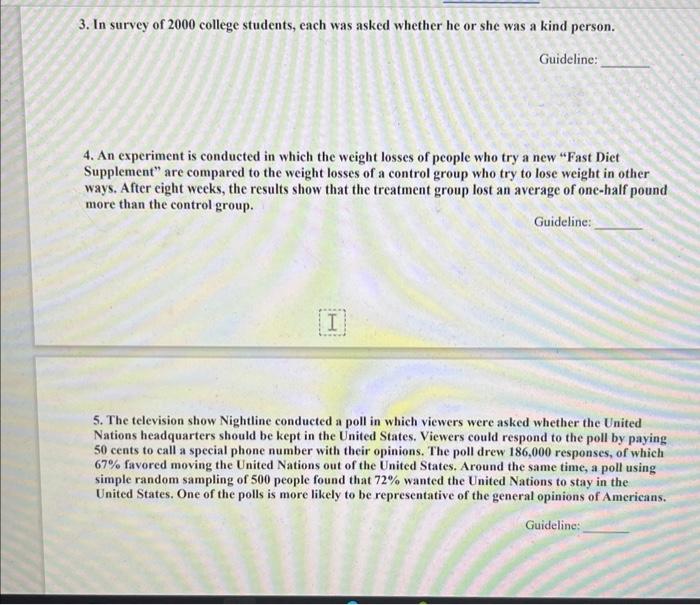 Solved Determine which of the eight guidelines appears to be | Chegg.com