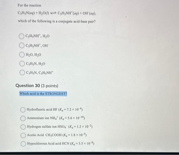 Solved For the reaction C5H5 | Chegg.com