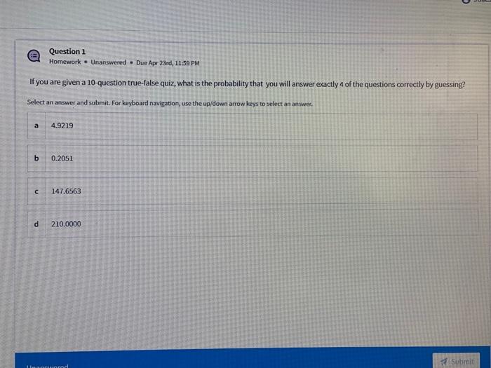 Solved Question 1 Homework * Unanswered = Due Apr 23rd, | Chegg.com