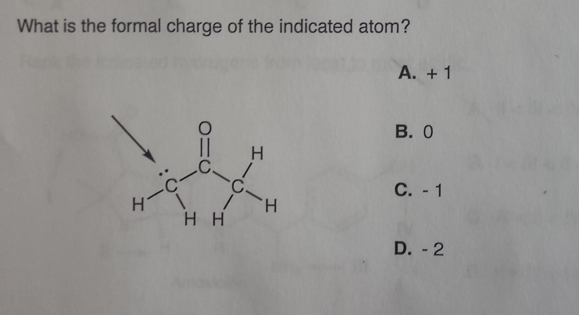 Solved What is the formal charge of the indicated atom? | Chegg.com