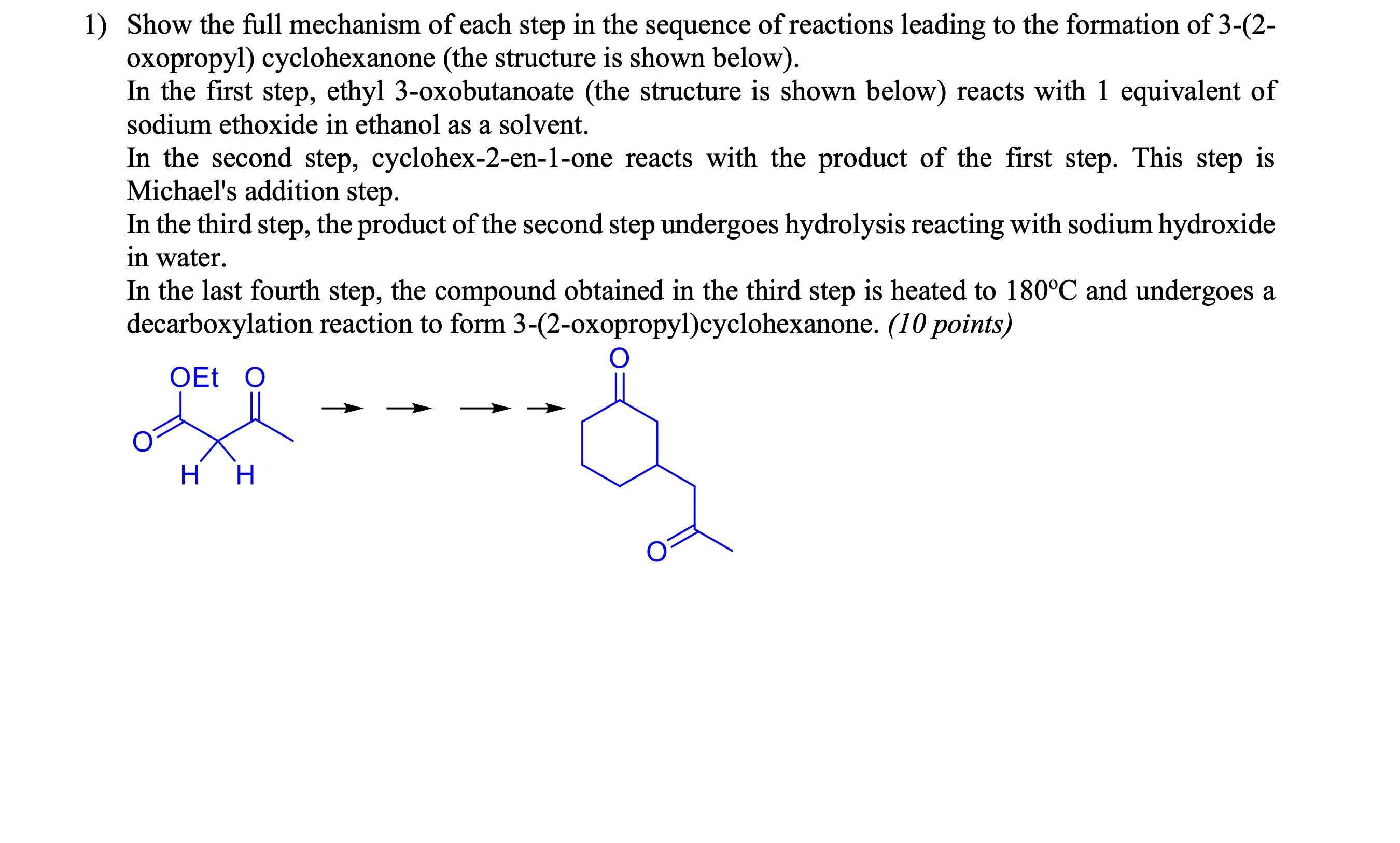 Solved Show the full mechanism of each step in the sequence | Chegg.com