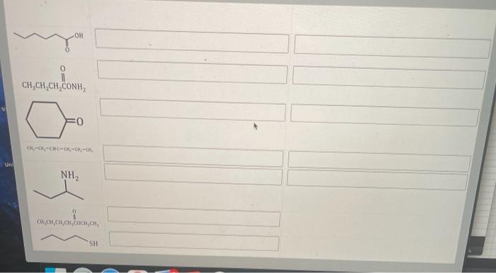 Solved Data Table 1: Naming Functional Groups and Compound | Chegg.com