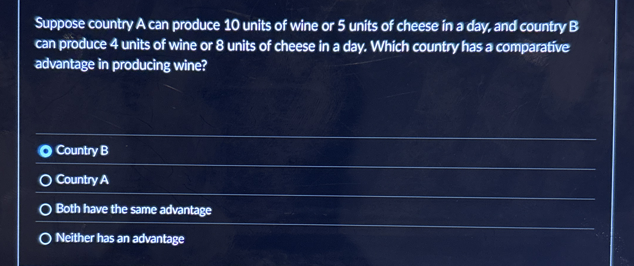 High Quality SOLUTION Suppose country A can produce 10 ﻿units of wine or 5 | Chegg.com