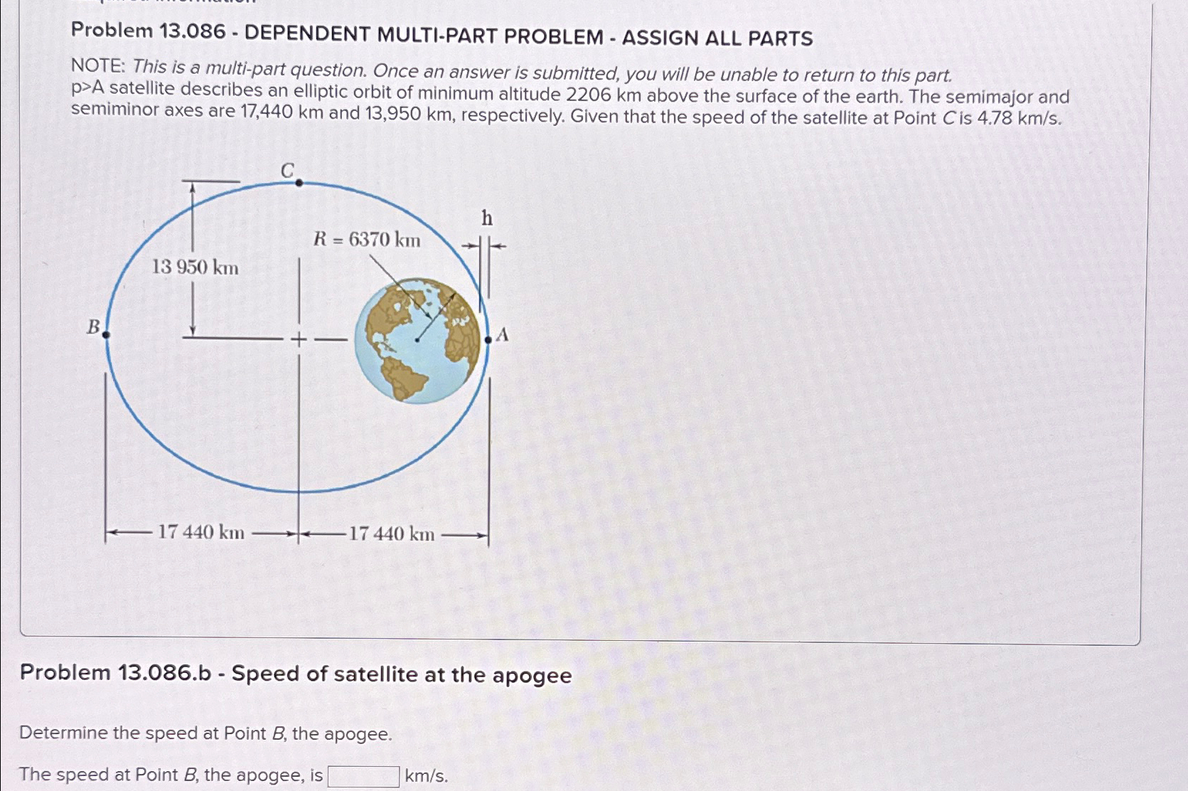 Problem 13.086 - ﻿DEPENDENT MULTI-PART PROBLEM - | Chegg.com