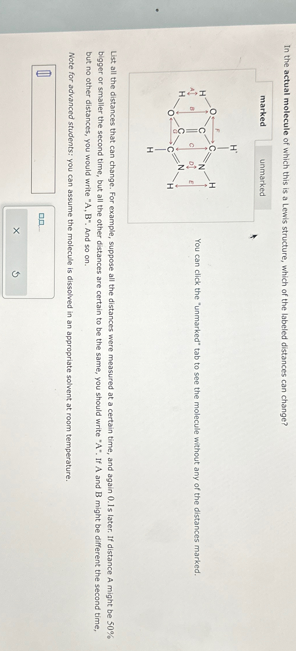 Solved In the actual molecule of which this is a Lewis | Chegg.com