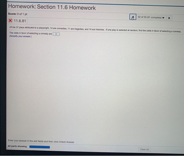Solved Homework Section 11 6 Homework Score 0 Of 1 Pt 32