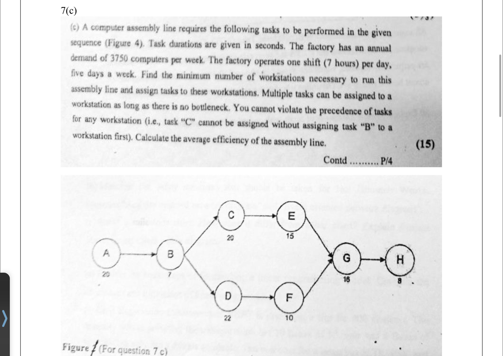 Solved 7 C C ﻿a Computer Assembly Line Requires The