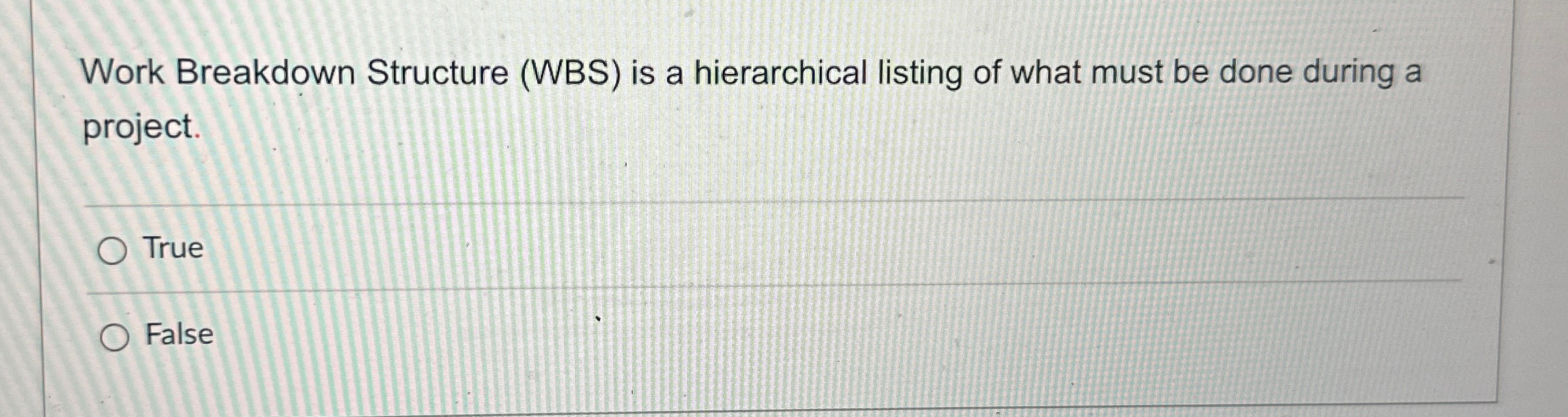 Solved Work Breakdown Structure (WBS) ﻿is a hierarchical | Chegg.com