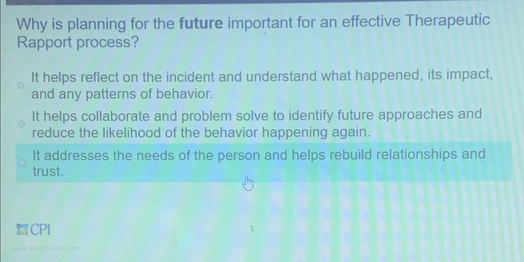 Solved Why is planning for the future important for an | Chegg.com