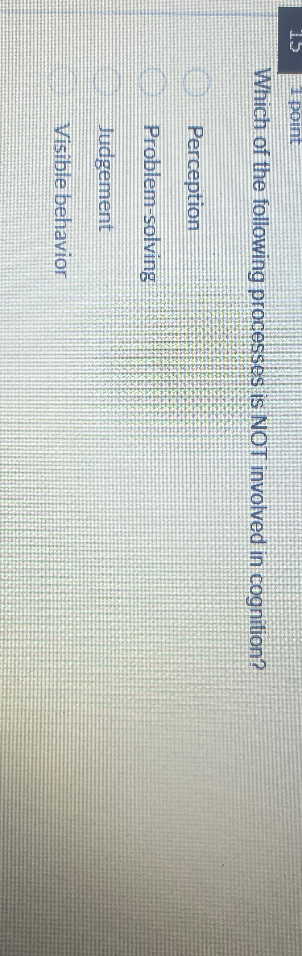 Solved Which of the following processes is NOT involved in | Chegg.com