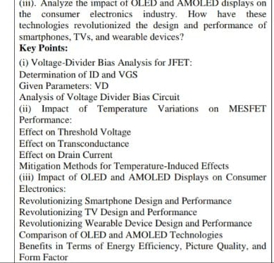 Solved (iii). ﻿Analyze the impact of OLED and AMOLED | Chegg.com
