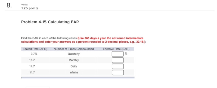 Solved 5. value 1.25 points Problem 4-10 Continuous | Chegg.com