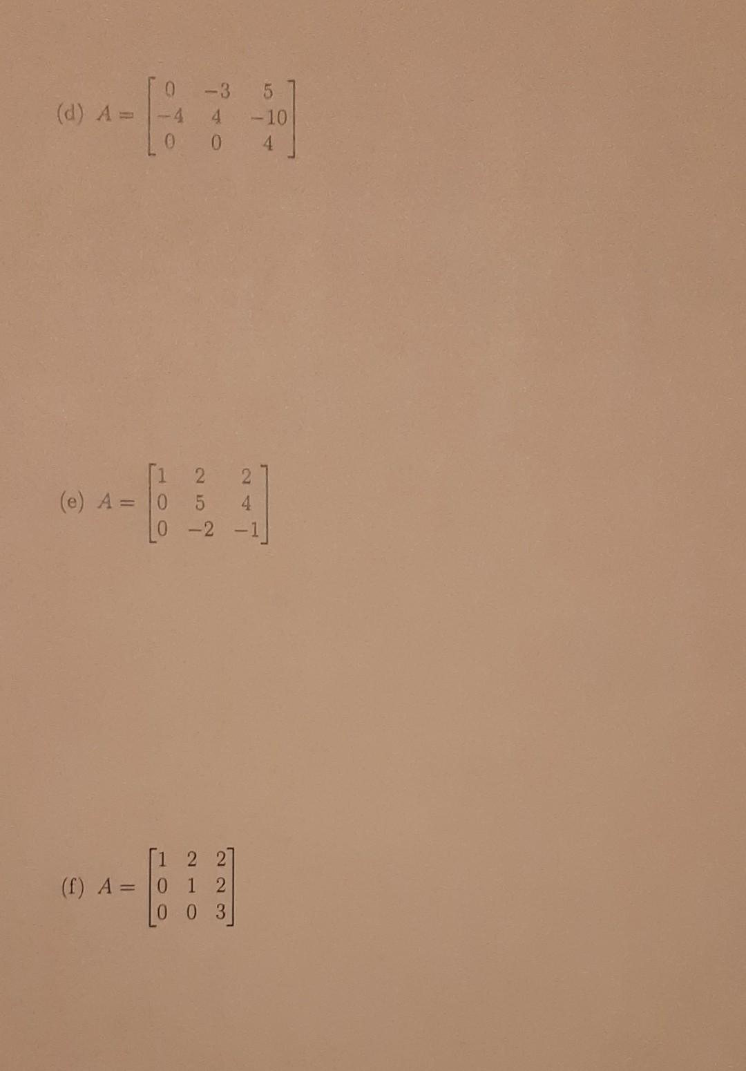 Solved 1. Find the eigenvalues and a basis for each | Chegg.com