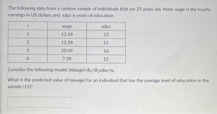 Solved Consider the following OLS regression results, | Chegg.com