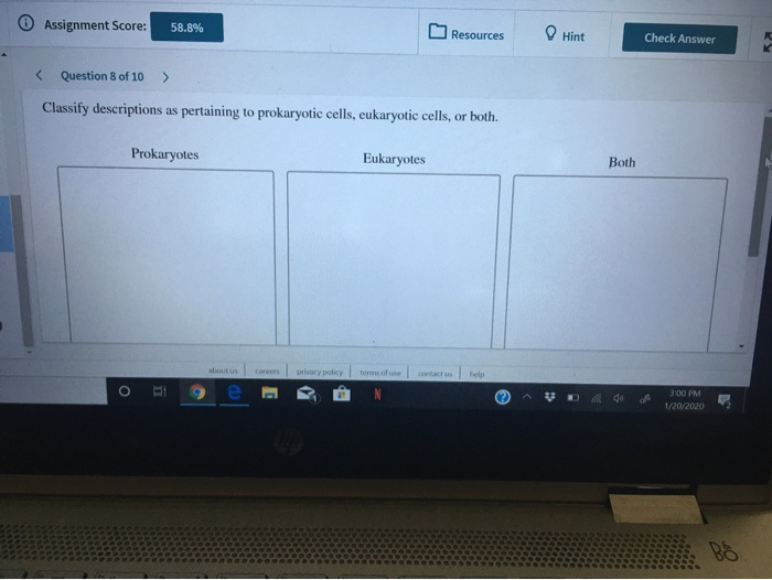 Solved O Hint Assignment Score: 58.8% Check Answer Resources | Chegg.com