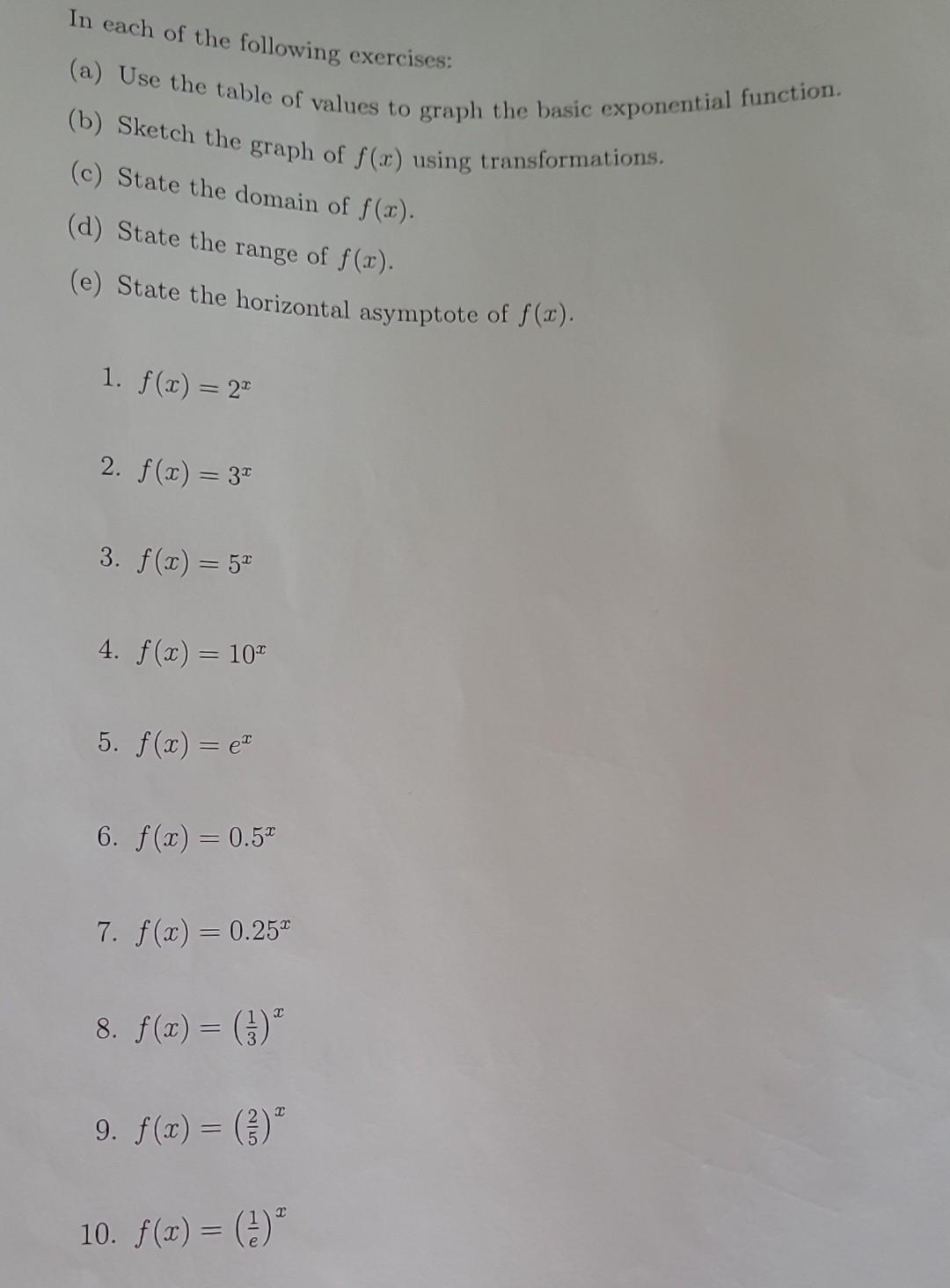 Solved In each of the following exercises: (a) Use the table | Chegg.com