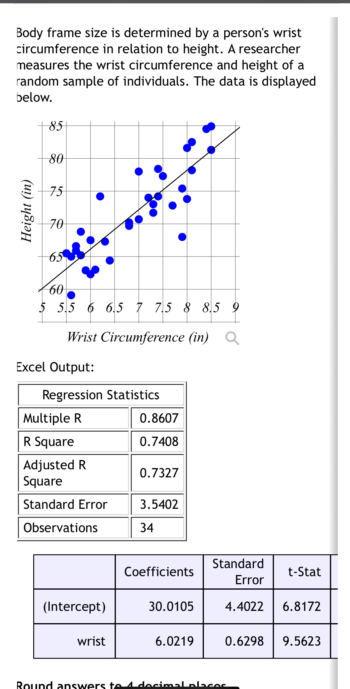 Solved Body frame size is determined by a person's wrist | Chegg.com