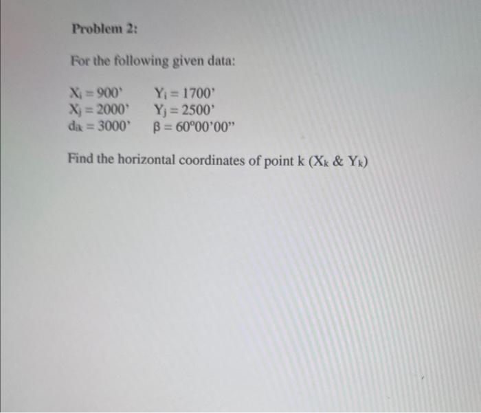 Solved For the following given data: | Chegg.com