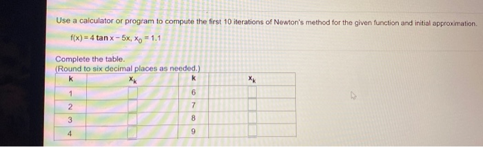Solved Use a calculator or program to compute the first 10 | Chegg.com