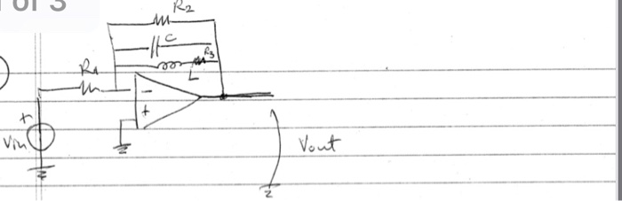 Solved Derive the equivalent transfer function between Vout | Chegg.com