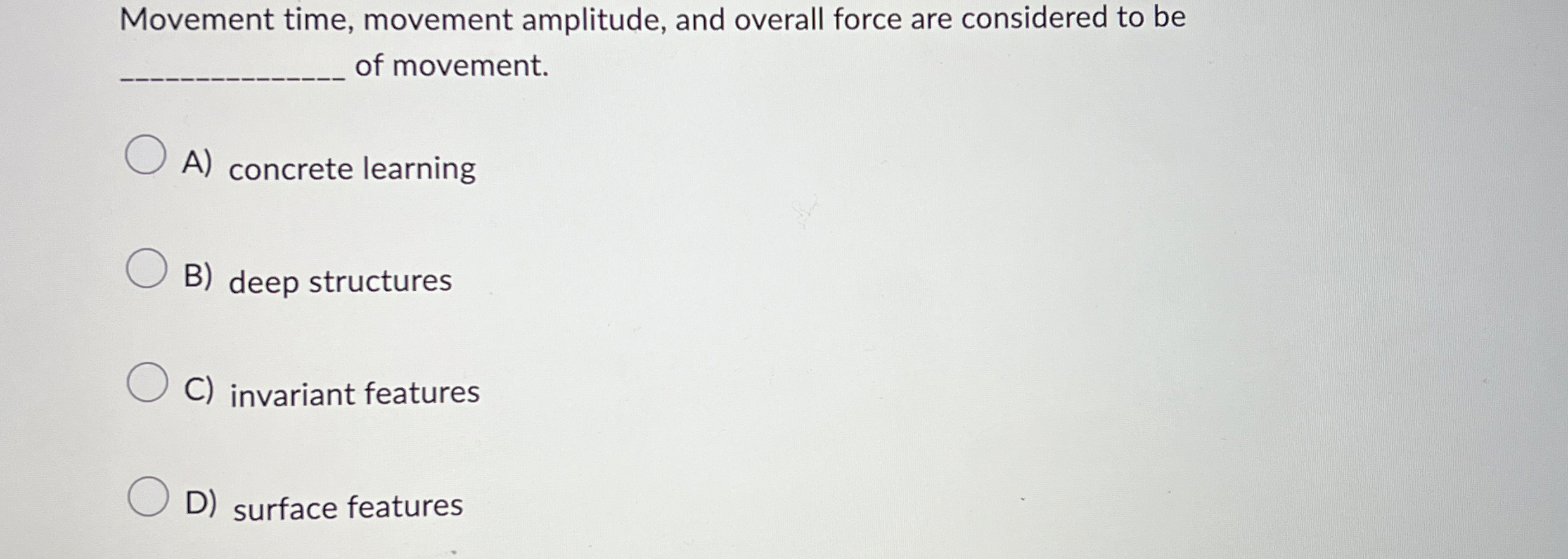 High Quality SOLUTION Movement time, movement amplitude, and overall force | Chegg.com