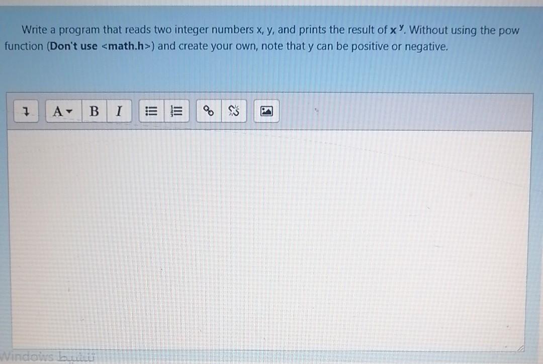 Solved Write A Program That Reads Two Integer Numbers X Y 6340
