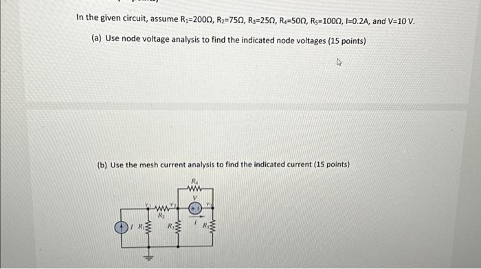 Solved In the given circuit, assume | Chegg.com
