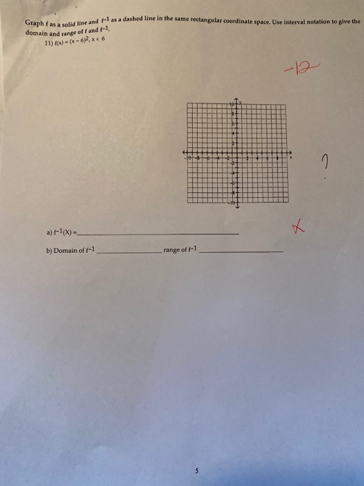 Solved las a dashed line in the same rectangular coordinate | Chegg.com
