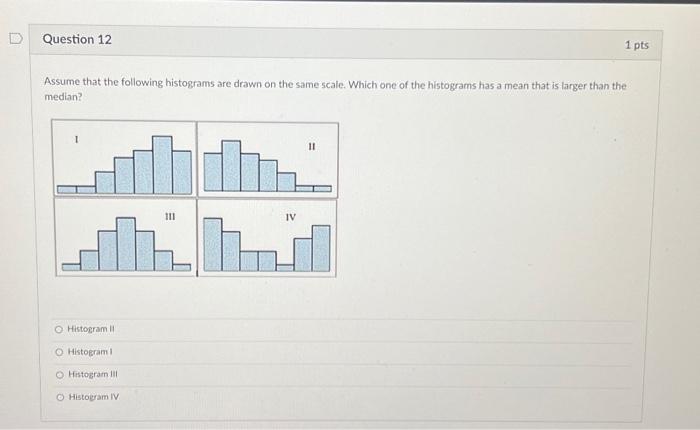 Solved Assume that the following histograms are drawn on the | Chegg.com Solved Assume that the following histograms are drawn on the | Chegg.com