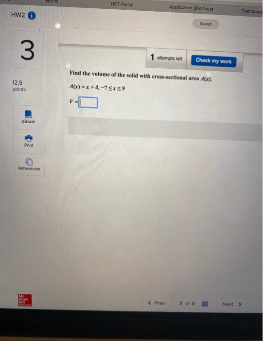 Solved NetTix HCT Portal Application Shortcuts Dashboard | Chegg.com