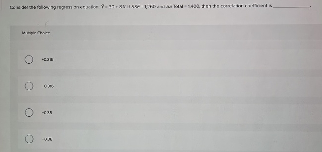 Solved Consider the following regression equation: | Chegg.com