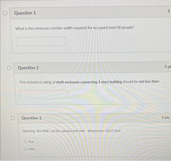 Solved What is the minimum corridor width required for | Chegg.com