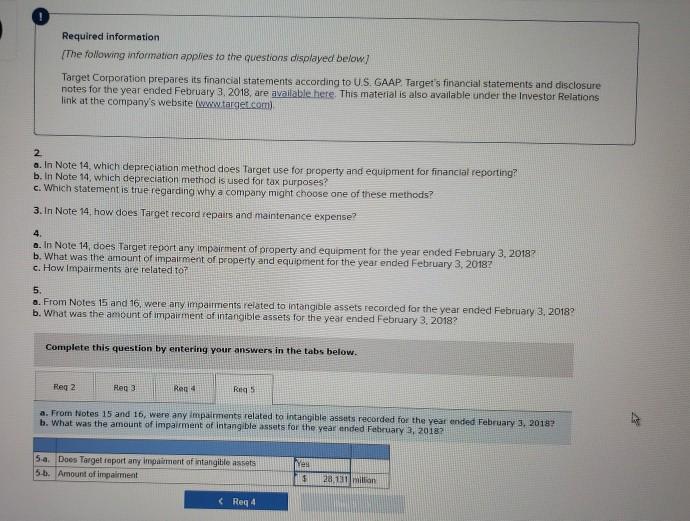 2 Target Corporation prepares its financial | Chegg.com