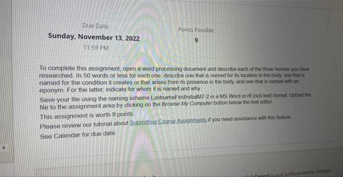 To complete this assignment, open a word processing | Chegg.com