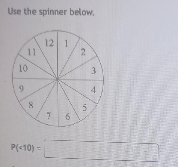 Solved Use the spinner below. P(