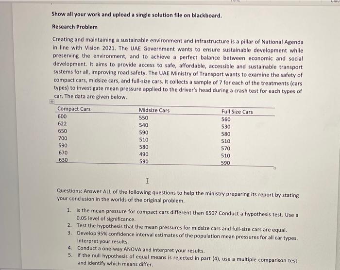 Solved Show all your work and upload a single solution file | Chegg.com