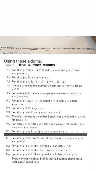 Solved Prave that if a+ ==; for nome ynal number =, then | Chegg.com