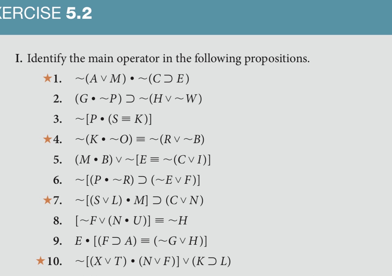 Solved Solve the problems 1-10 ﻿i need to know if each is | Chegg.com