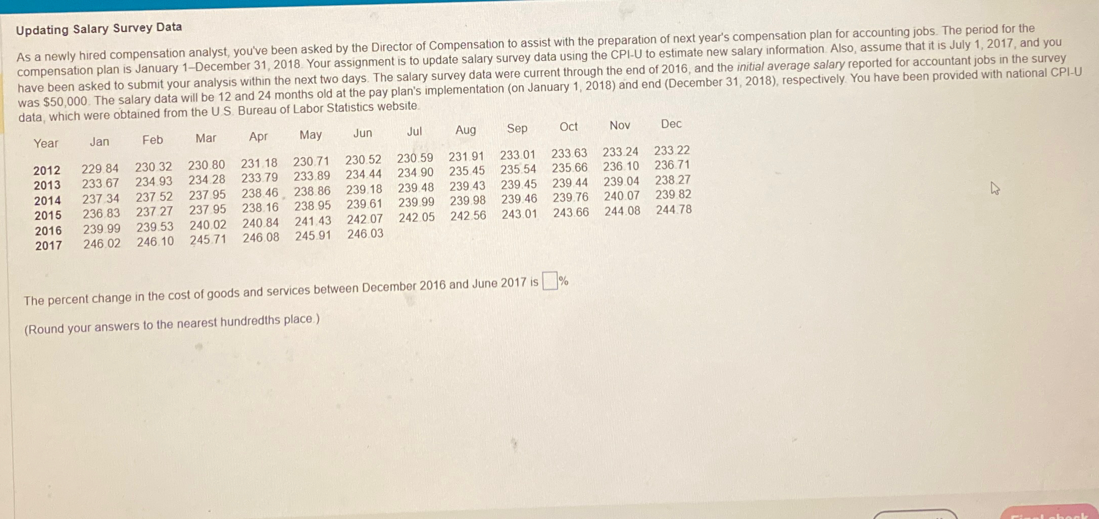 Solved Updating Salary Survey Data data, which were obtained | Chegg.com