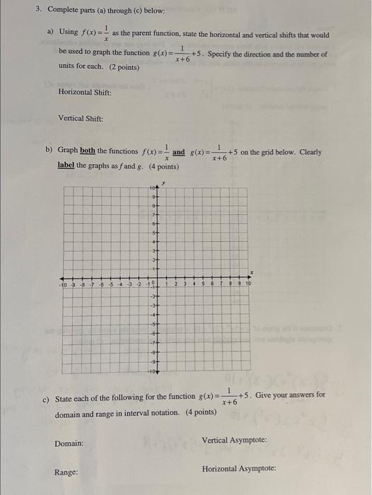 Solved 3. Complete parts (a) through (c) below: a) Using | Chegg.com