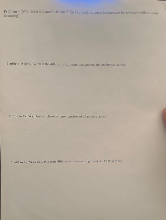 Solved Problem 4(5%). What is dynamic bulance? Do you think | Chegg.com