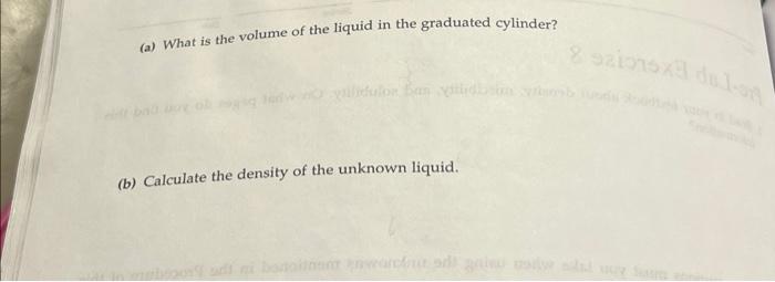 Solved 4. A student collected the following data in the | Chegg.com