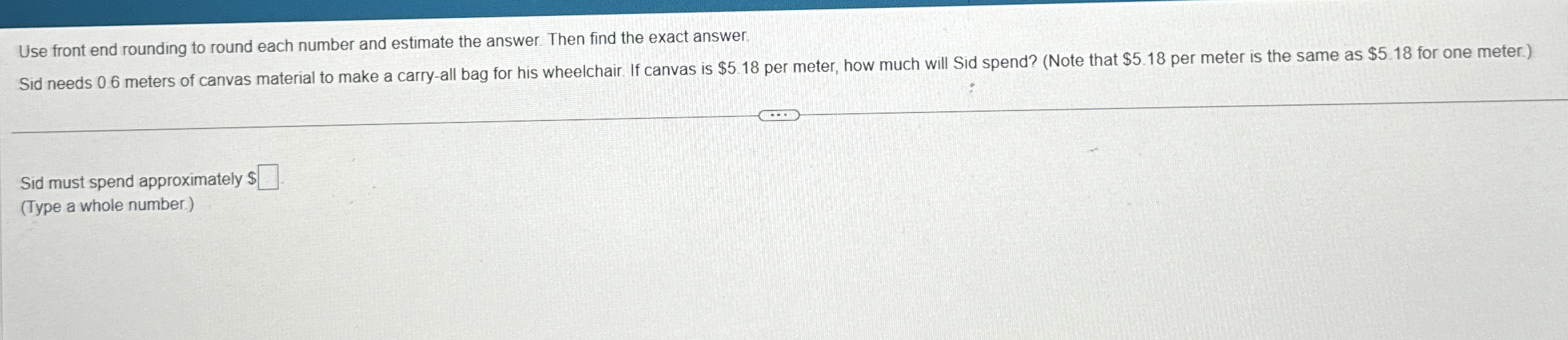 Solved Use front end rounding to round each number and | Chegg.com