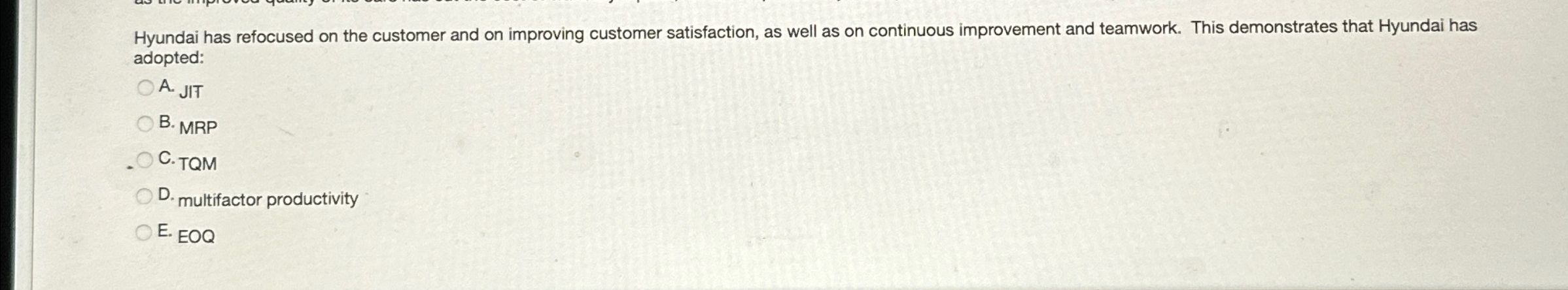 Solved Hyundai has refocused on the customer and on | Chegg.com